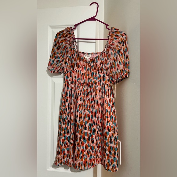 Jessica Simpson | Dresses | Jessica Simpson Pink Multi Animal Print ...